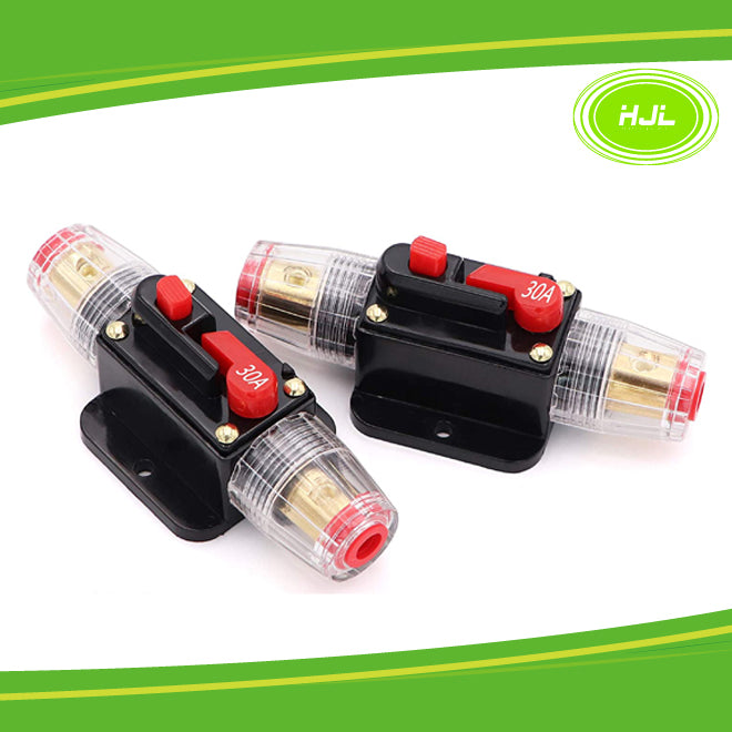30A Circuit Breaker Reset Fuse Holder for 12V-24V DC boat marine 2PCS ...