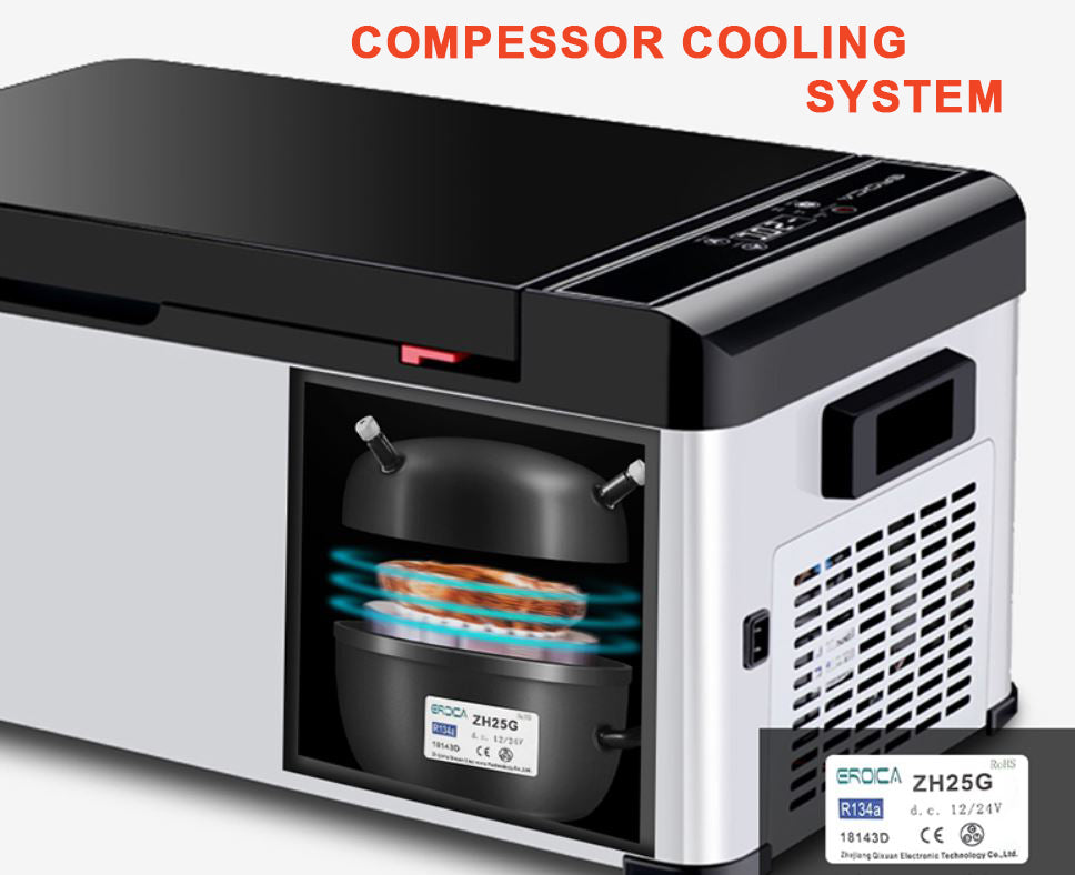 Car Fridge Freezer 12-24V Camping Car Compressor Cooling #CRF-1800 ...
